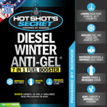 Diesel Winter Anti-Gel Fuel Additive | Hot Shot's Secret