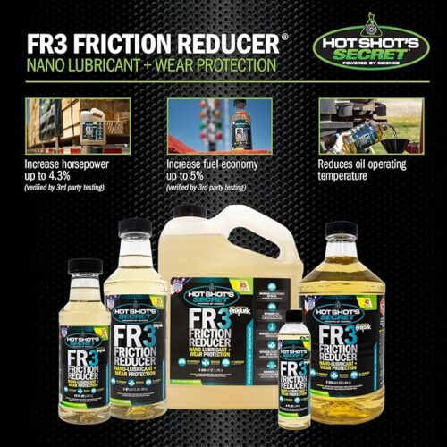 FR3 Oil Friction Reducer Additive | Hot Shot's Secret