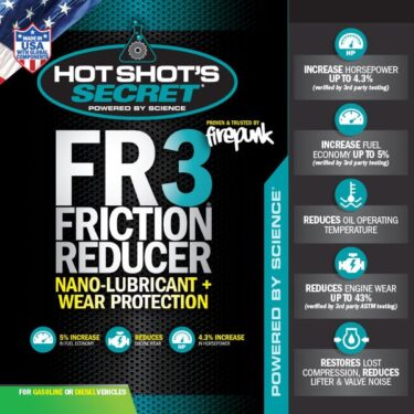 FR3 Oil Friction Reducer Additive | Hot Shot's Secret