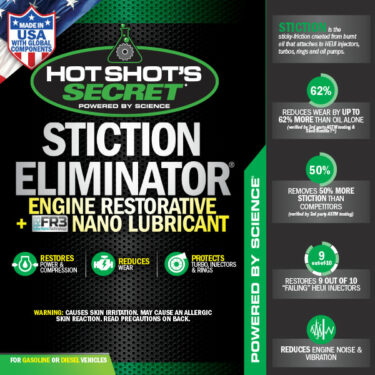Stiction Eliminator for Gas & Diesel Engines | Hot Shot's