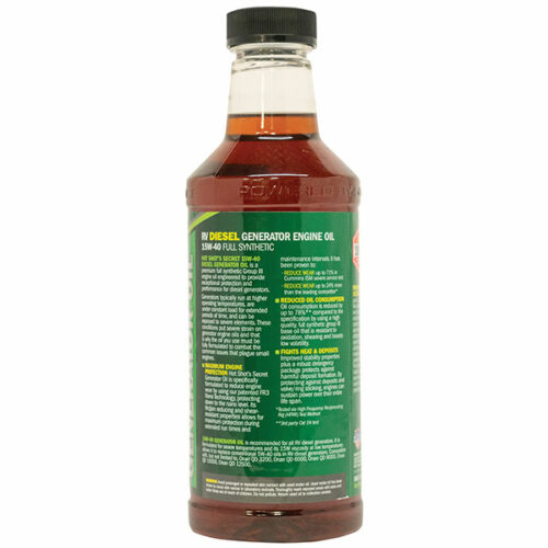 RV Diesel Generator Engine Oil 15W-40 FULL-SYNTHETIC