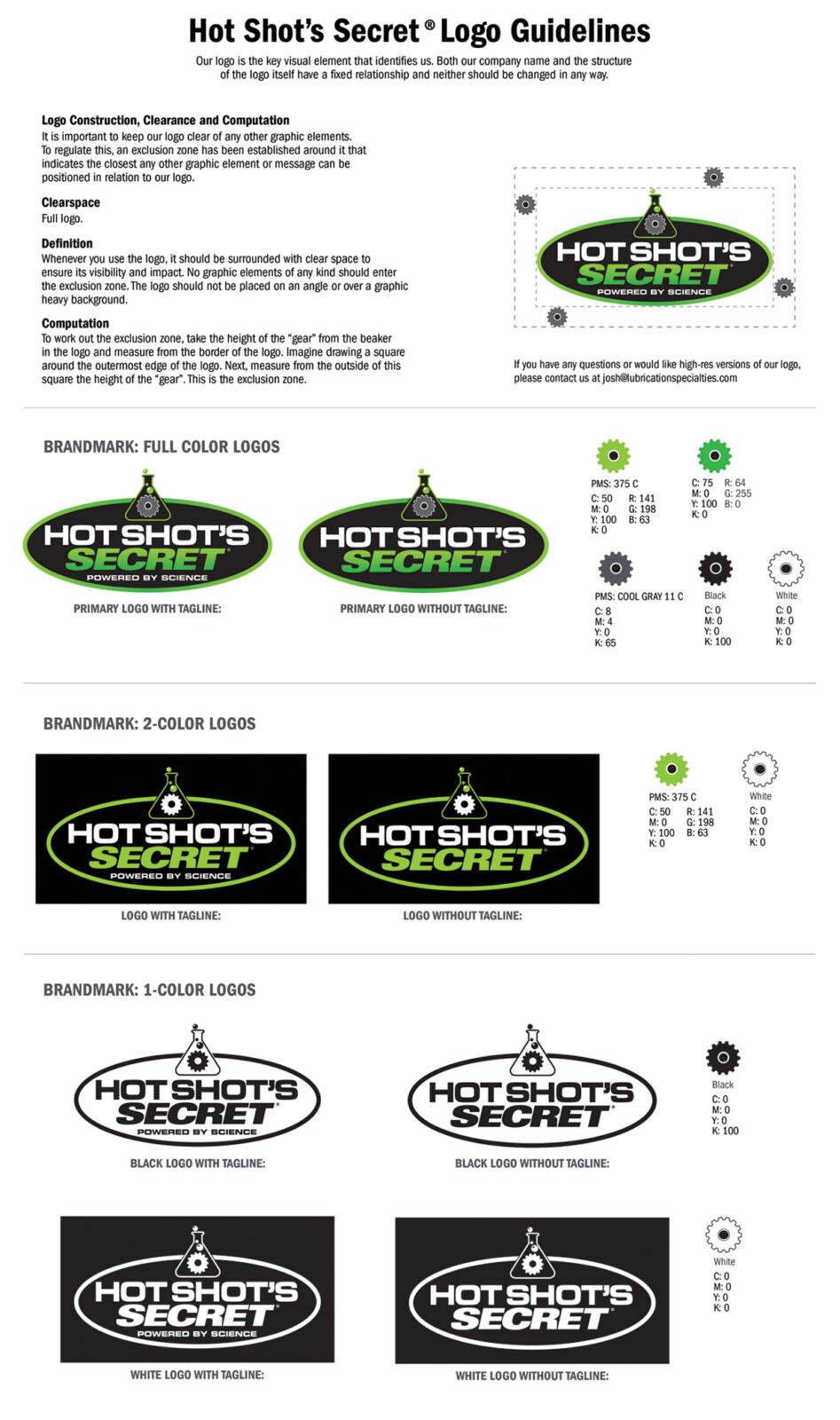 Brand Guidelines | Hot Shot's Secret